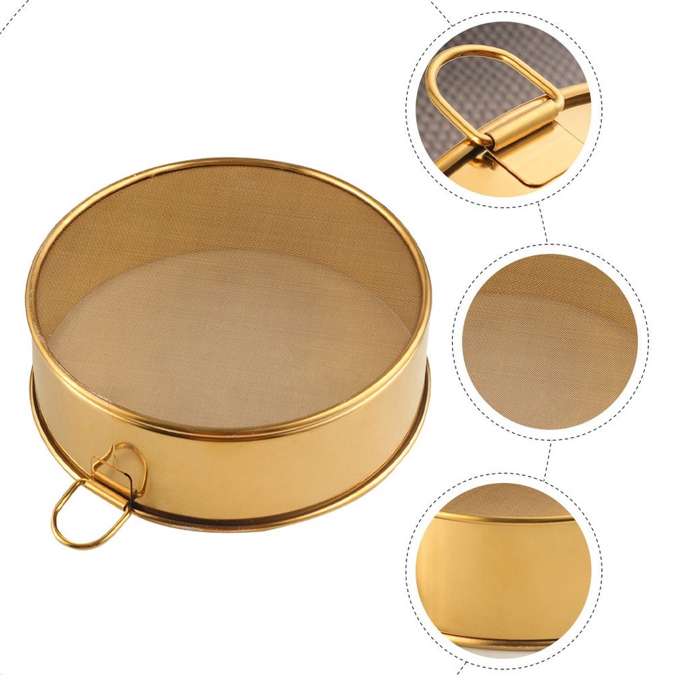 2 Count Fine Mesh Strainer Baking Sifters Food Strainers for Kitchen ...
