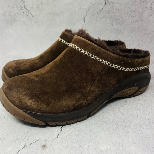 Merrell Encore Ice 4 Womens Canvas Clog Flats Shoes Shearling Sz 9 M ...