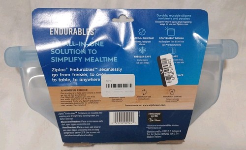 Endurables Silicone Food Storage Meal Prep Containers, Microwave Safe ...