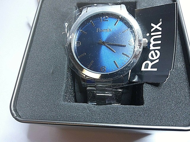 Remix Men's Stainless Steel Watch by Fossil Model PR3036 Quartz Blue ...