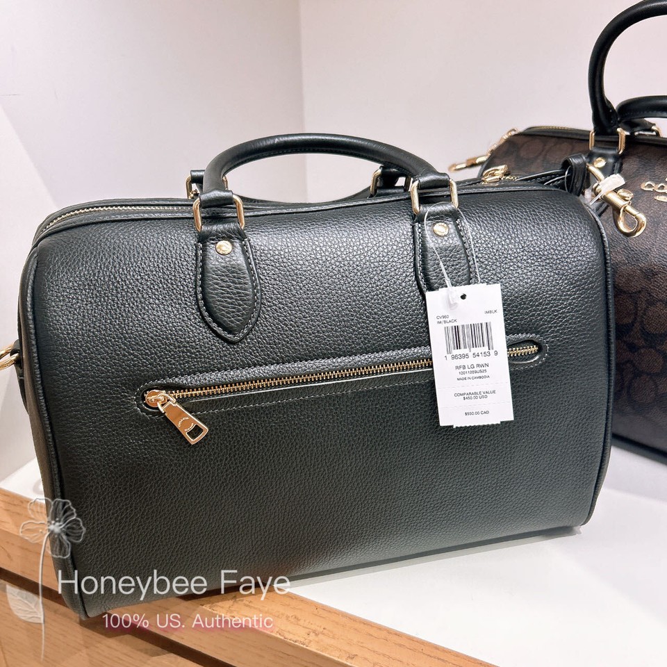 NWT Coach Rowan Large Satchel Bag In Signature Canvas CV960/CV959 | eBay