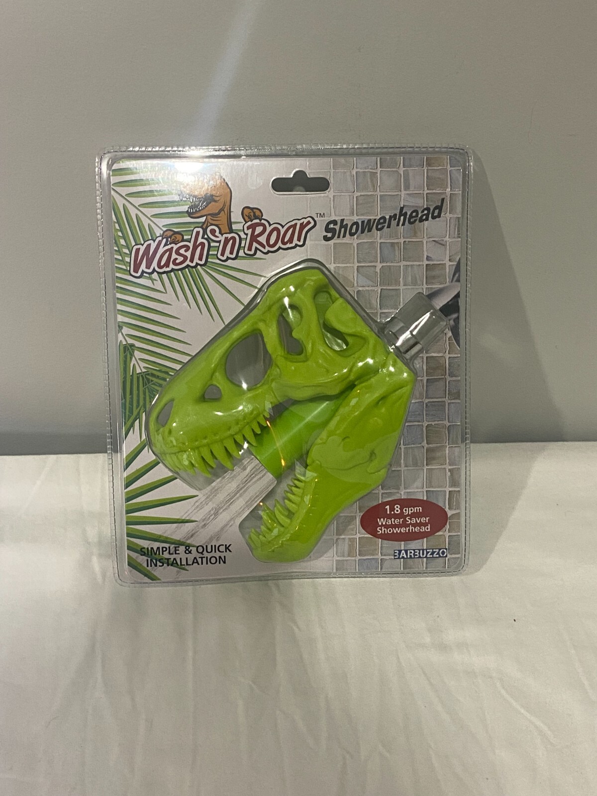 Dinosaur Wash N Roar Showerhead 1.8 GPM Water Saver - Barbuzzo Brand ...