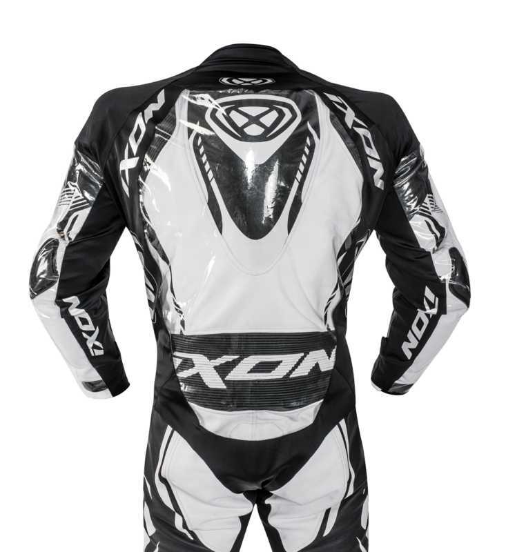 IXON STREAM Transparent/Black Motorbike RAIN JACKET for Racing 1PC ...