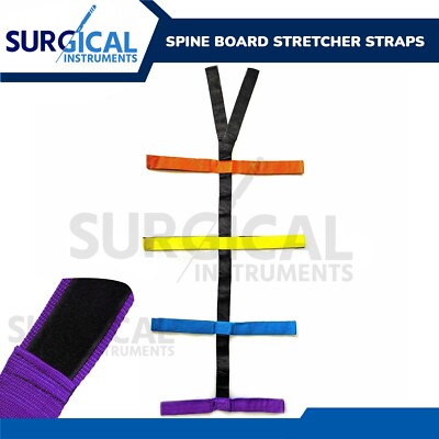 Backboard Color Coded Spider Straps for Spine Board Stretcher ...