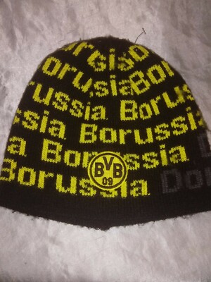 BVB 09 BORUSSIA DORTKUND 09 MINAMALIST KNIT BEANIE HAT CAP SOCCER ...