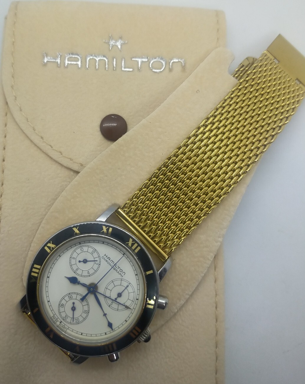 Vintage Hamilton Piping Rock Quartz Chronograph 36mm Mint Condition ...