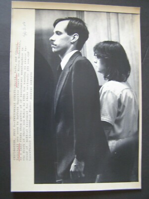 AP Wire Press Photo 1990 David Ginger Twitchell Guilty Involuntary ...