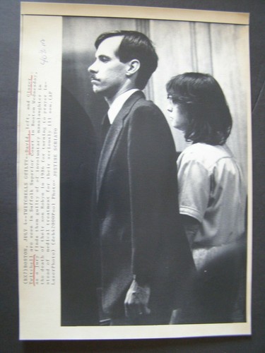 AP Wire Press Photo 1990 David Ginger Twitchell Guilty Involuntary ...