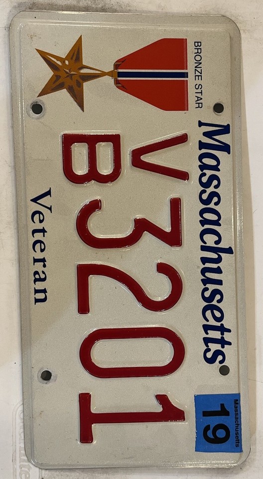BRONZE STAR MEDAL license plate Military Veteran Vet WW2 Vietnam Pearl ...