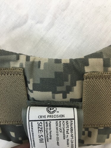 USGI Crye ACU NAPE PAD Cover ACH H-STRAP S/M 8415-01-552-4607 | eBay UK