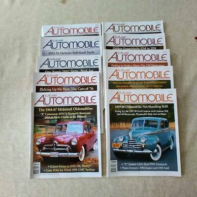 Collectible Automobile Magazine Lot of 10 Various Back Issues 2011-2015 ...