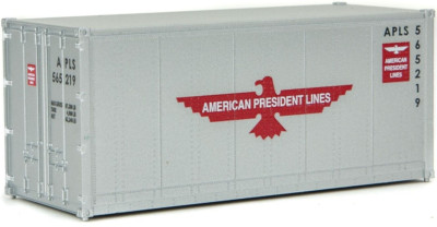 Walthers HO Scale ~ New 2025 ~ APL ~ 20' Smooth Container Kit ~ 949 ...