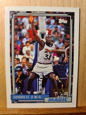 Shaquille O'Neal #5 1993 Topps 92 Draft Picks Gold Magic D0130A | eBay ...