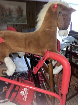 Rockin' Rider Lucky Talking Plush Spring Horse 802405296534| eBay