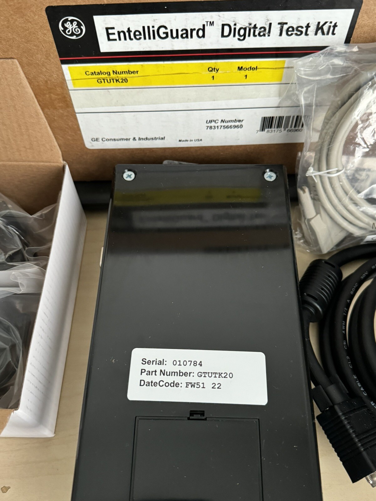 GE Entelliguard Trip Unit Digital Test Kit (GTUTK20) for sale online | eBay