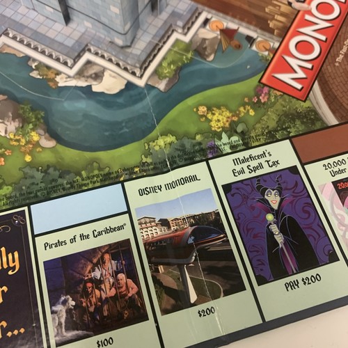 Monopoly Disney Theme Park Edition III Pop-Up Castle Game 2010 Edition As Is | eBay