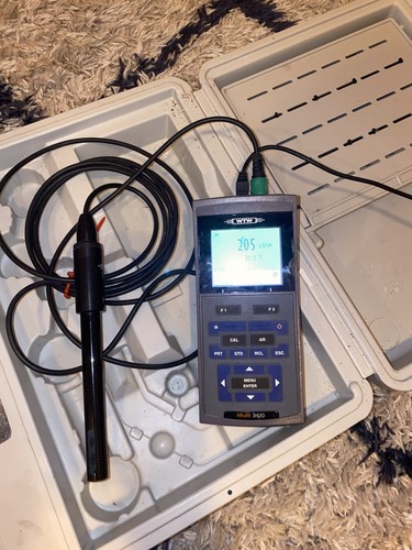 WTW Multi 3420 pH/ORP/Conductivity Water Quality Analyzer W/ Tetracon ...