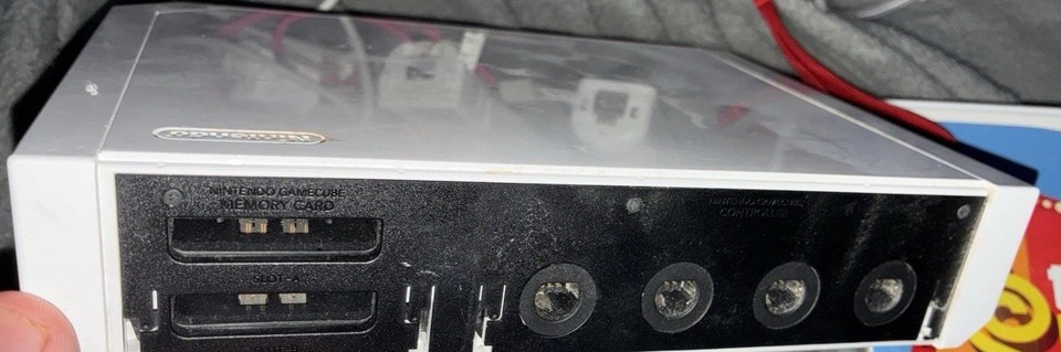 GameCube Compatible Wii System White With All Cords. Plus Remotes And ...