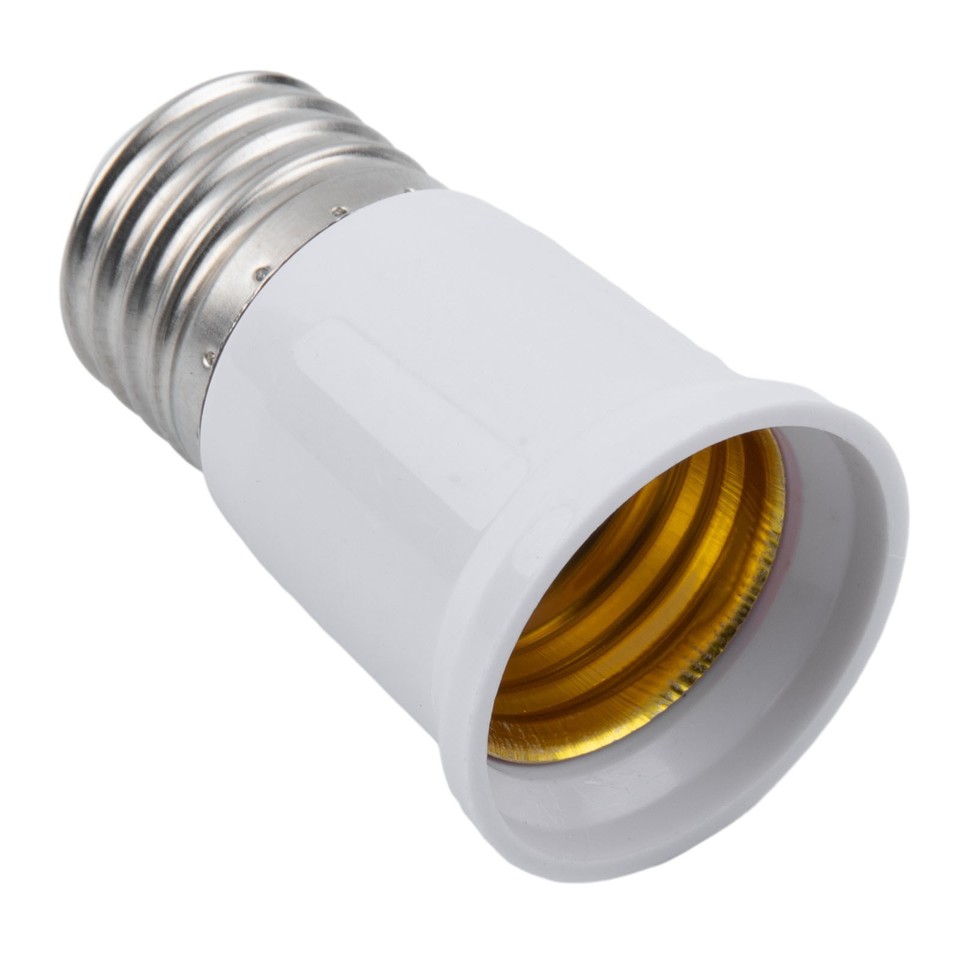 E27 To E27 Extend Socket Base Extension Base Light Bulb Socket Extender ...