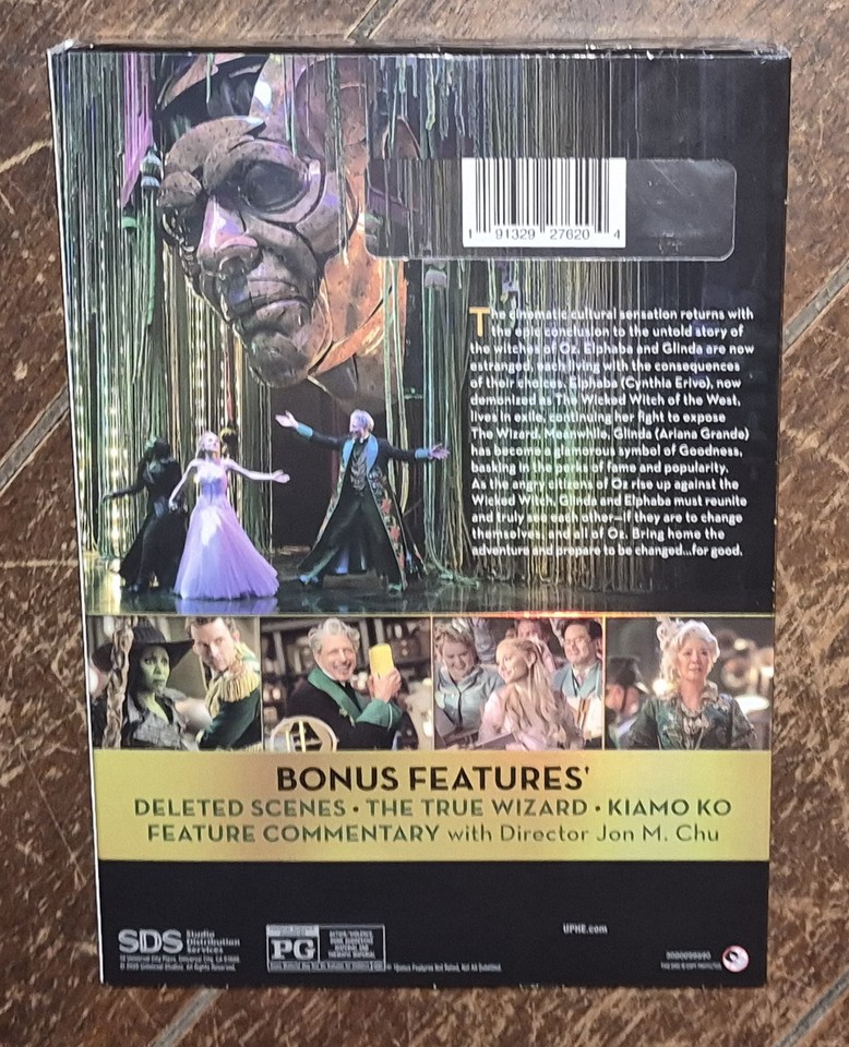Wicked for Good w/Slipcover [SDH] (DVD, 2026, Widescreen) Bonus ...