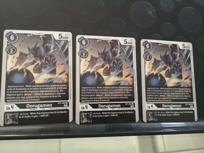 Dorugamon *3 Carte Digimon Anglais Bt7-062 | eBay