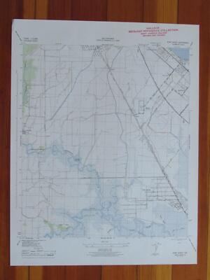 Port Acres Texas 1945 Original Vintage USGS Topo Map | eBay
