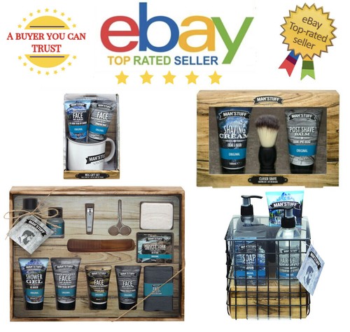 Men's Bath & Body Toiletry Gift Sets Man 'Stuff Christmas Xmas Birthday ...
