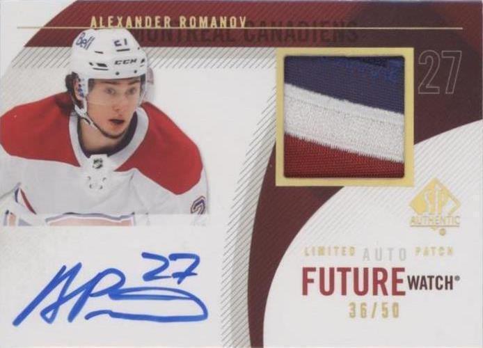 2020-21 SP Authentic - 2010-11 Retro Future Watch Auto Patch Alexander ...
