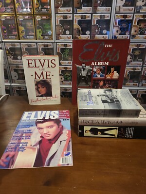Vintage Elvis Presley Books Albums Magazine 1980s 90s 1st Edition Bulk ...