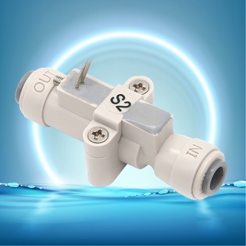 G1/4 Quick-Connect Flow Male Thread Flowmeter Normally Open Fluidmeter ...