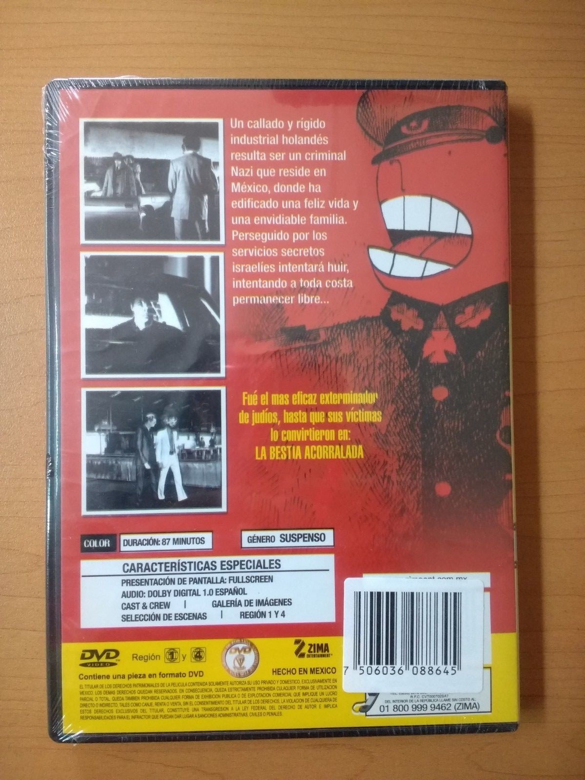 LA BESTIA ACORRALADA Alberto Mariscal Claudio Brook New DVD REGION 1&4 ...
