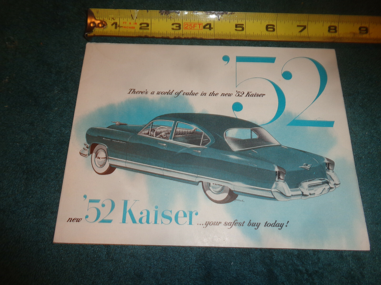 1952 KAISER SALES BROCHURE / ORIGINAL DEALERSHIP FOLDER | eBay