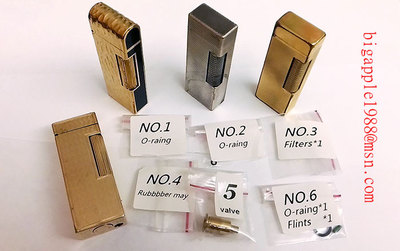 1960-1970 Dunhill Gas Lighter repair Kit (non-OEM) & Free DIY Video on ...