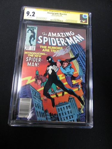 Amazing Spider-Man #252 CGC SS 9.2 Signed Stan Lee RIP 1st Black Suit ...