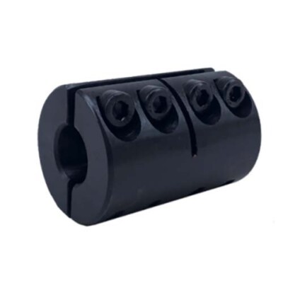One Piece Split Rigid Coupling 15mm Clamp Type - Steel Black Oxide ...