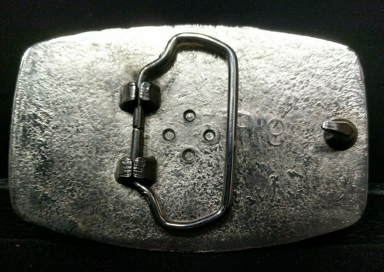 Great/Fun/Fashionable Bling Flashy Belt Buckle Libra Holographic Blue ...