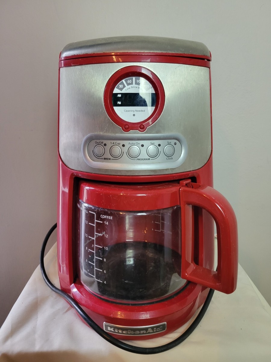 Red Kitchenaid Coffee Maker