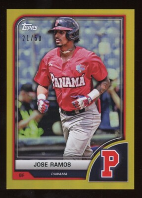 2023 Topps World Baseball Classic - JOSE RAMOS #28 - GOLD Parallel /50 ...