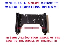 EVGA GeForce RTX NVLink SLI Bridge for RTX 3090 4-Slot Spacing (100-2W ...