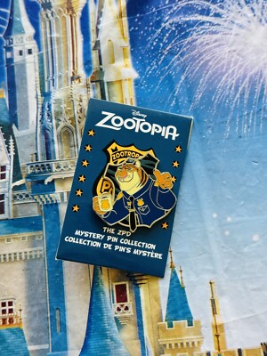 2022 Disney Parks Zootopia Zootropolis Police ZPD Pin Officer Fangmeyer ...