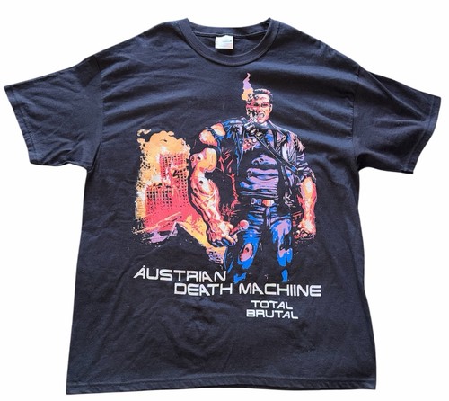 Vintage Austrian Death Machine Graphic Band T-Shirt Terminator Size XL ...