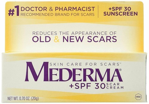 MEDERMA Scar Cream with SPF 30 Sunscreen Skin Care for Scars 0.7 Oz ...