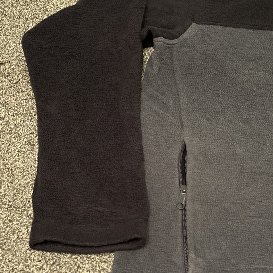 Columbia Sportswear Men's Grey Full Zip Fleece Jacket- XL Warm fleecy ...