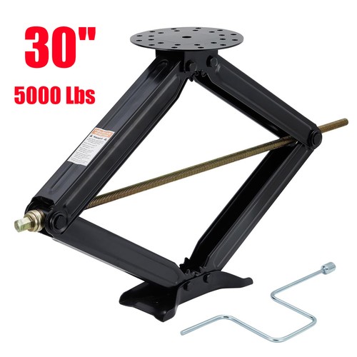 30" RV Trailer Stabilizer Leveling Scissor Jacks 5000LBS with Crank ...