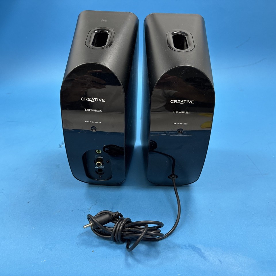 Creative T30 Wireless Bluetooth 2.0 and Line Input Computer Speaker ...