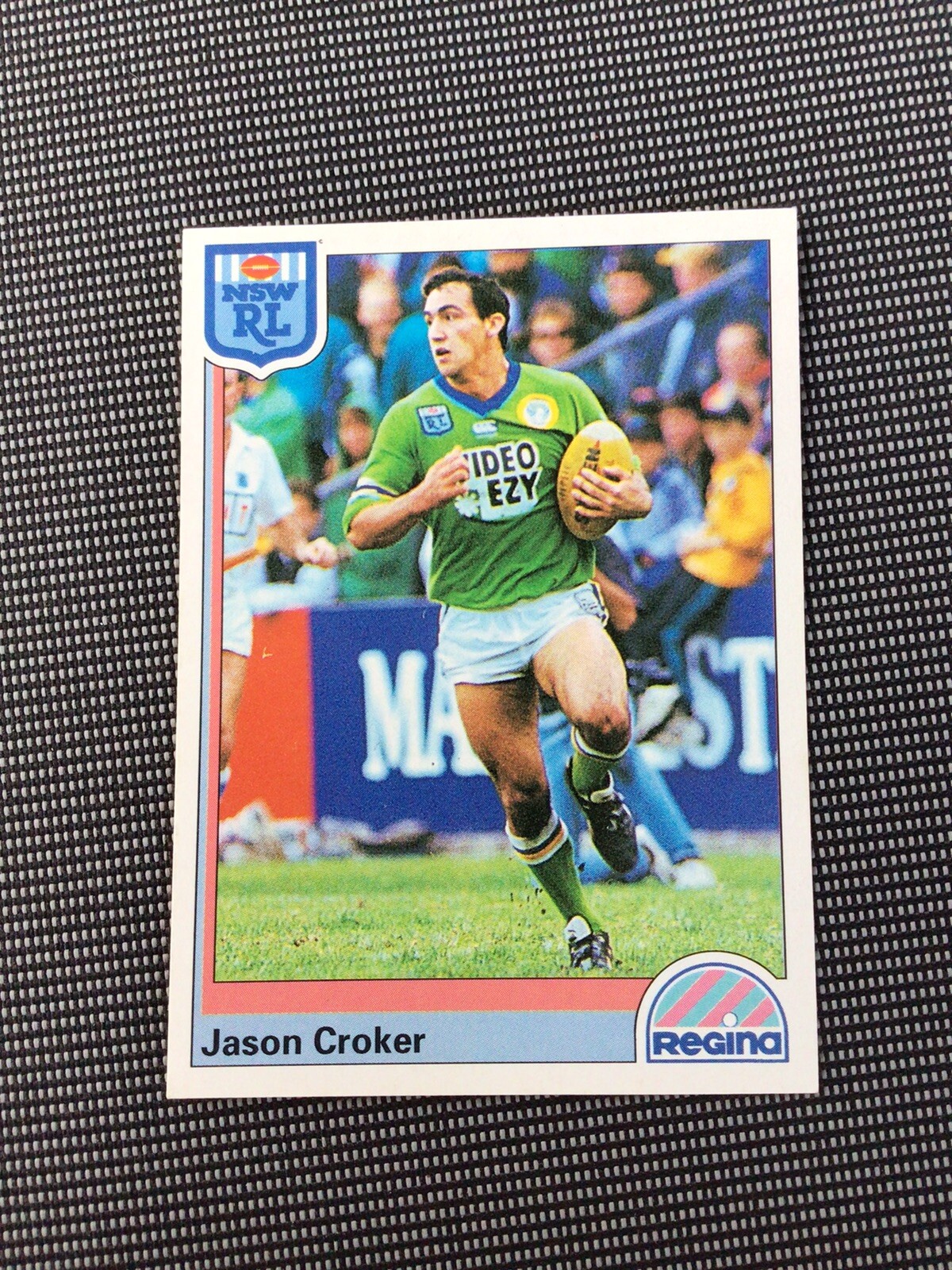 1992 Regina Rugby League Card No.146 Canberra Raiders Jason Croker NRL ...
