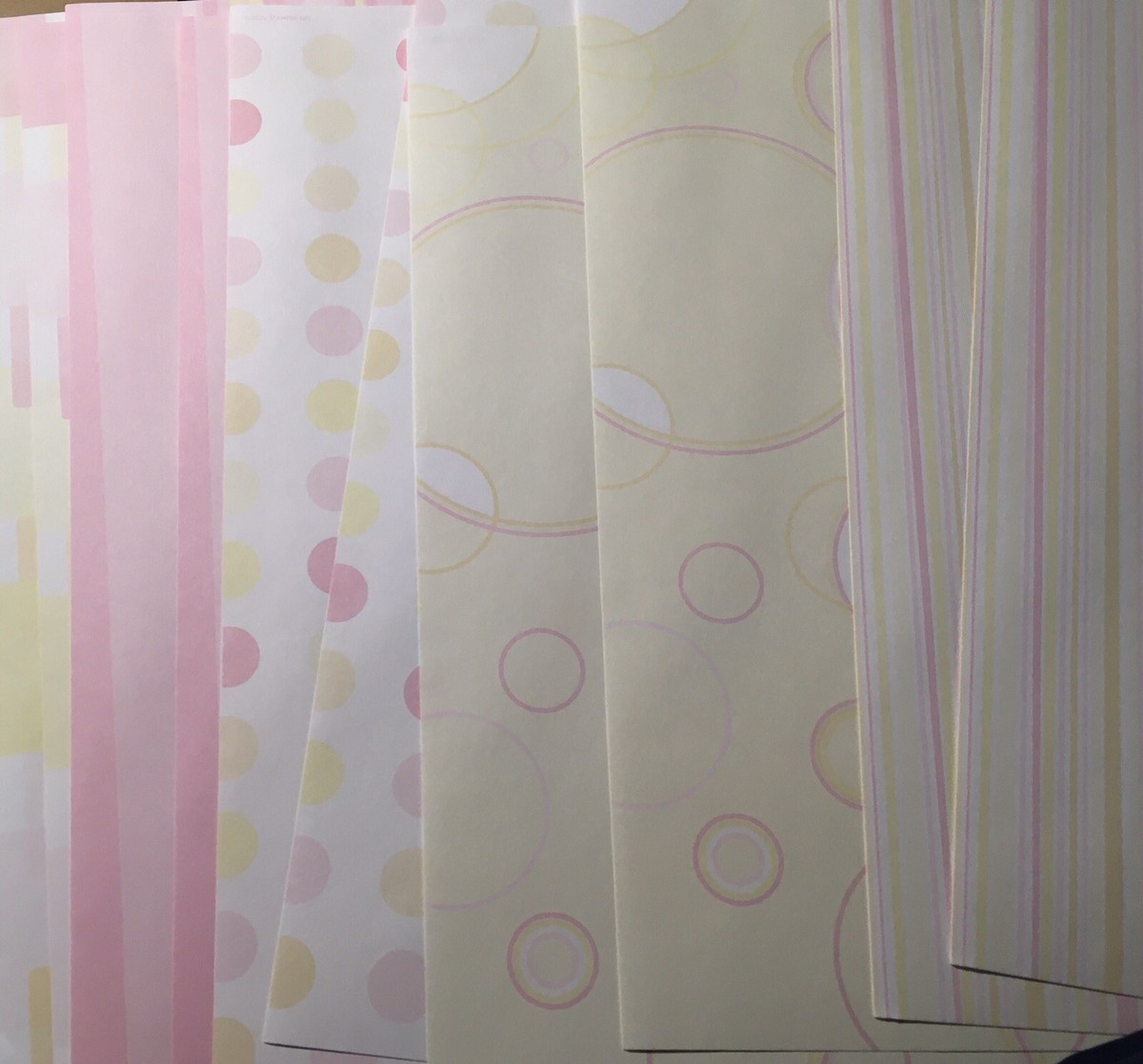 Pink Striped Paper Simply
