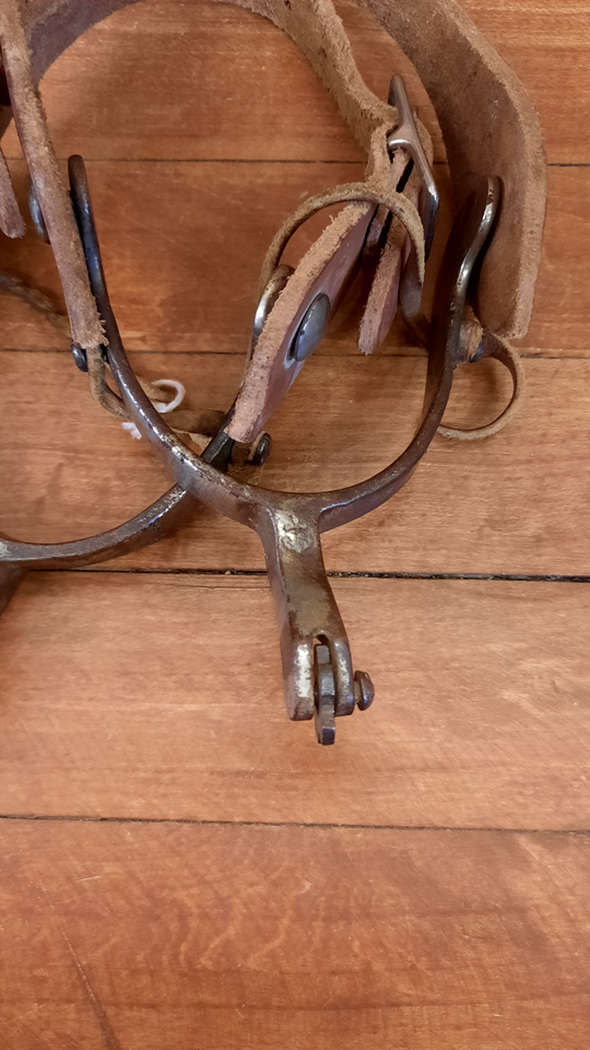 Original NORTH & JUDD SPURS Silver Spurs Marked w/Anchor Cowboy Spurs ...