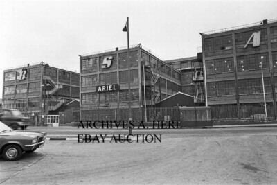 BSA motorcycle factory 1960s Golden Hillock Road Small Heath Birmingham ...