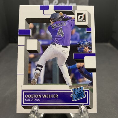 2022 Panini Donruss Rated Rookie Colton Welker #56 Rookie RC Colorado ...